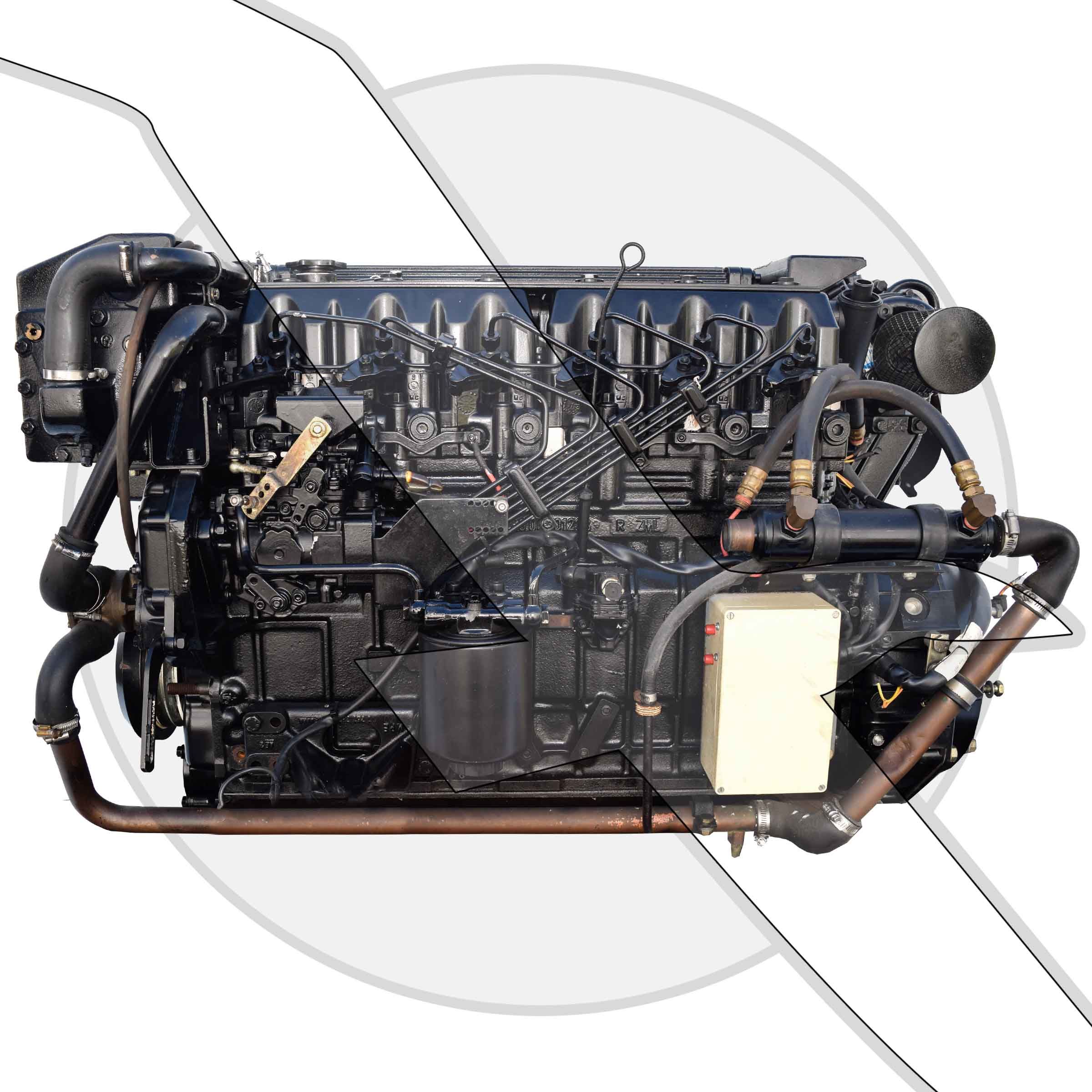 Mercruiser 3.6L 219ci VM D636TA Diesel MIE Engine