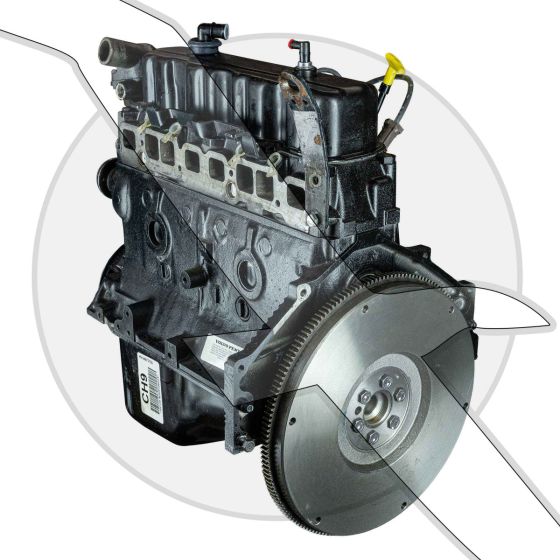 Volvo Penta 3.0 MPI Long Block Marine Engine | 3801414 Replacement