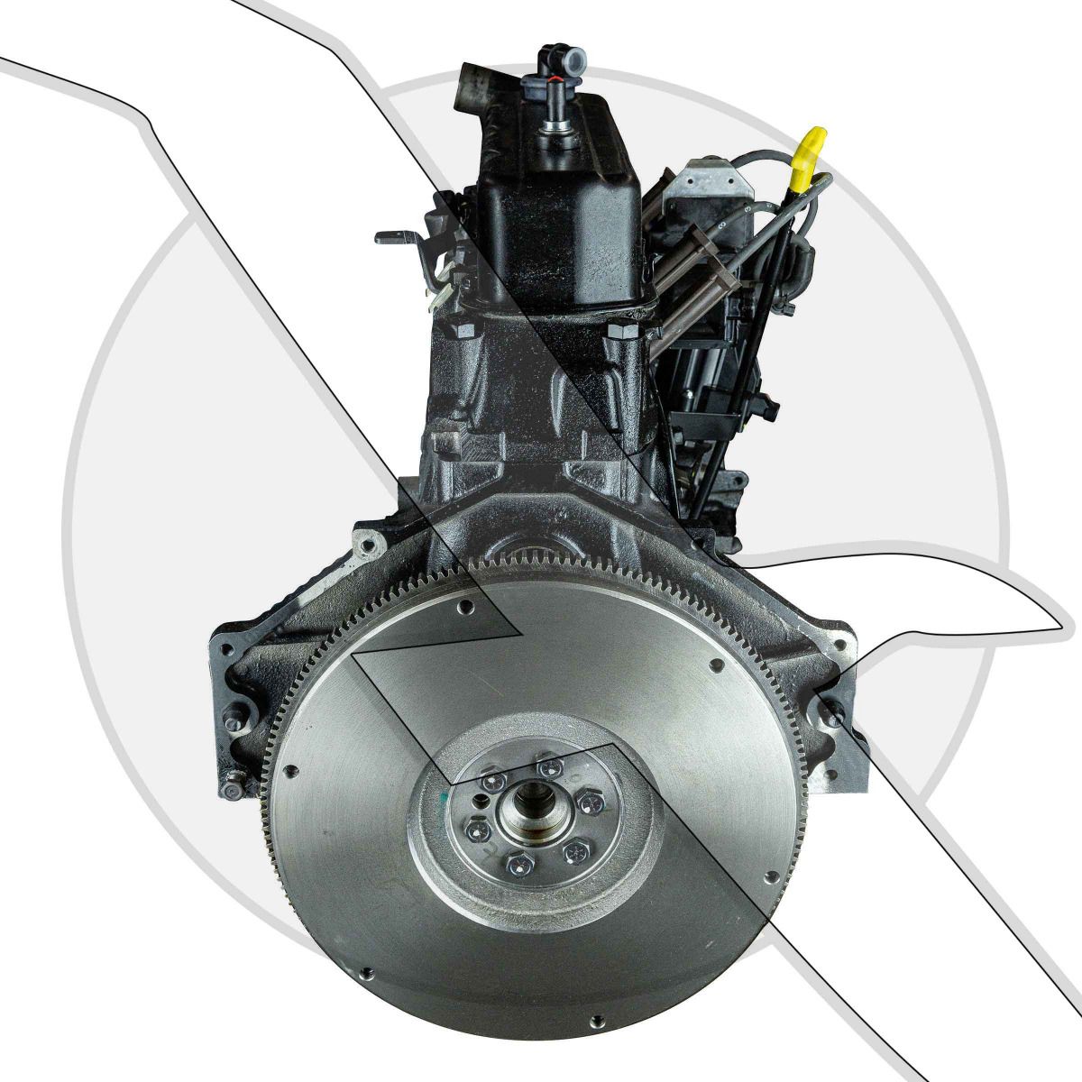 Volvo Penta 3.0 MPI Long Block Marine Engine | 3801414 Replacement