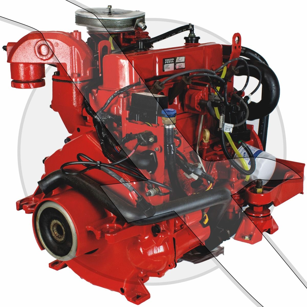 Volvo Penta 3.0GL 135HP Remanufactured Marine Engine | Complete