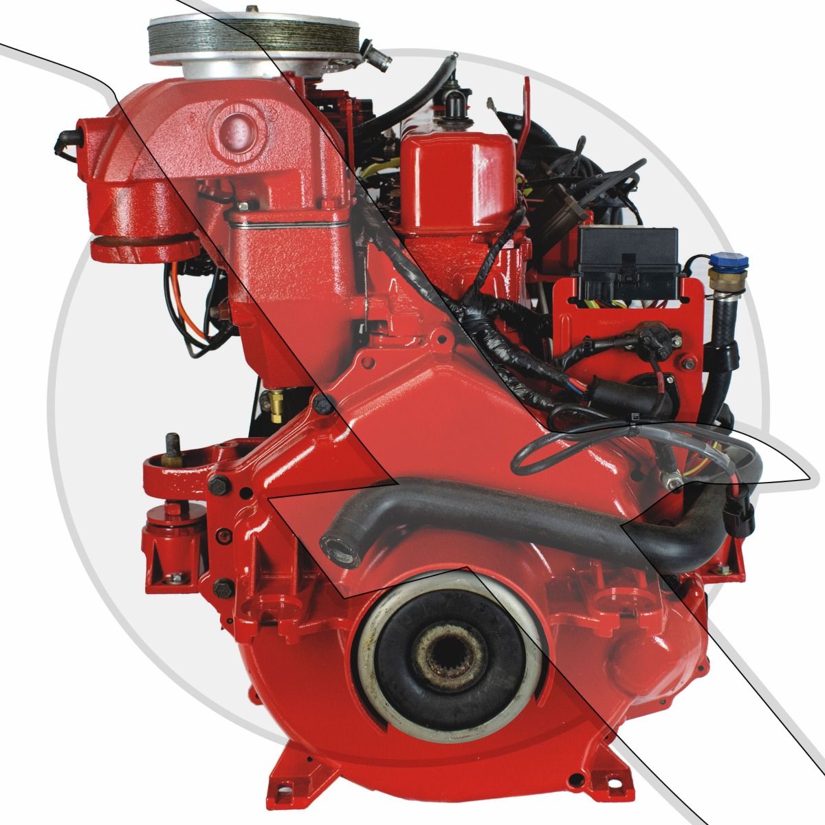 Volvo Penta 3.0GL 135HP Remanufactured Marine Engine | Complete