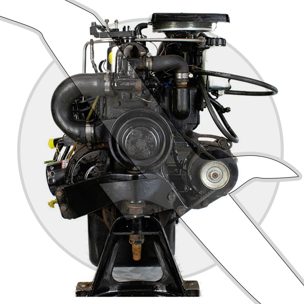 Mercruiser 3.0L 135hp Used Complete Engine