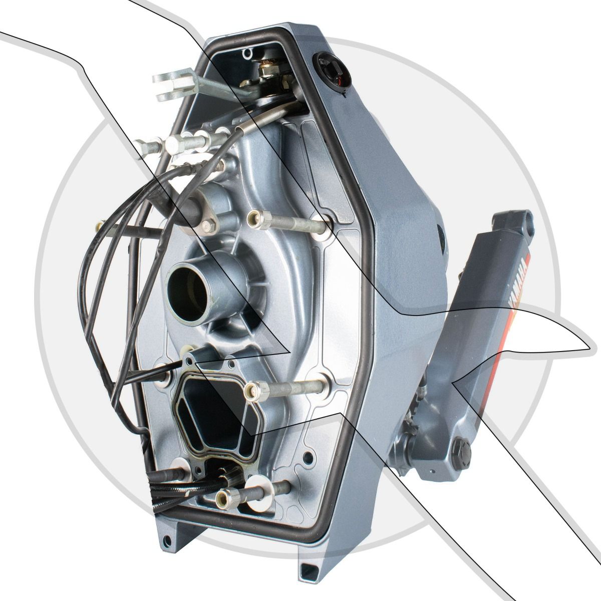 Yamaha Motors INT-P Sterndrive Outdrive Transom Assembly T00034