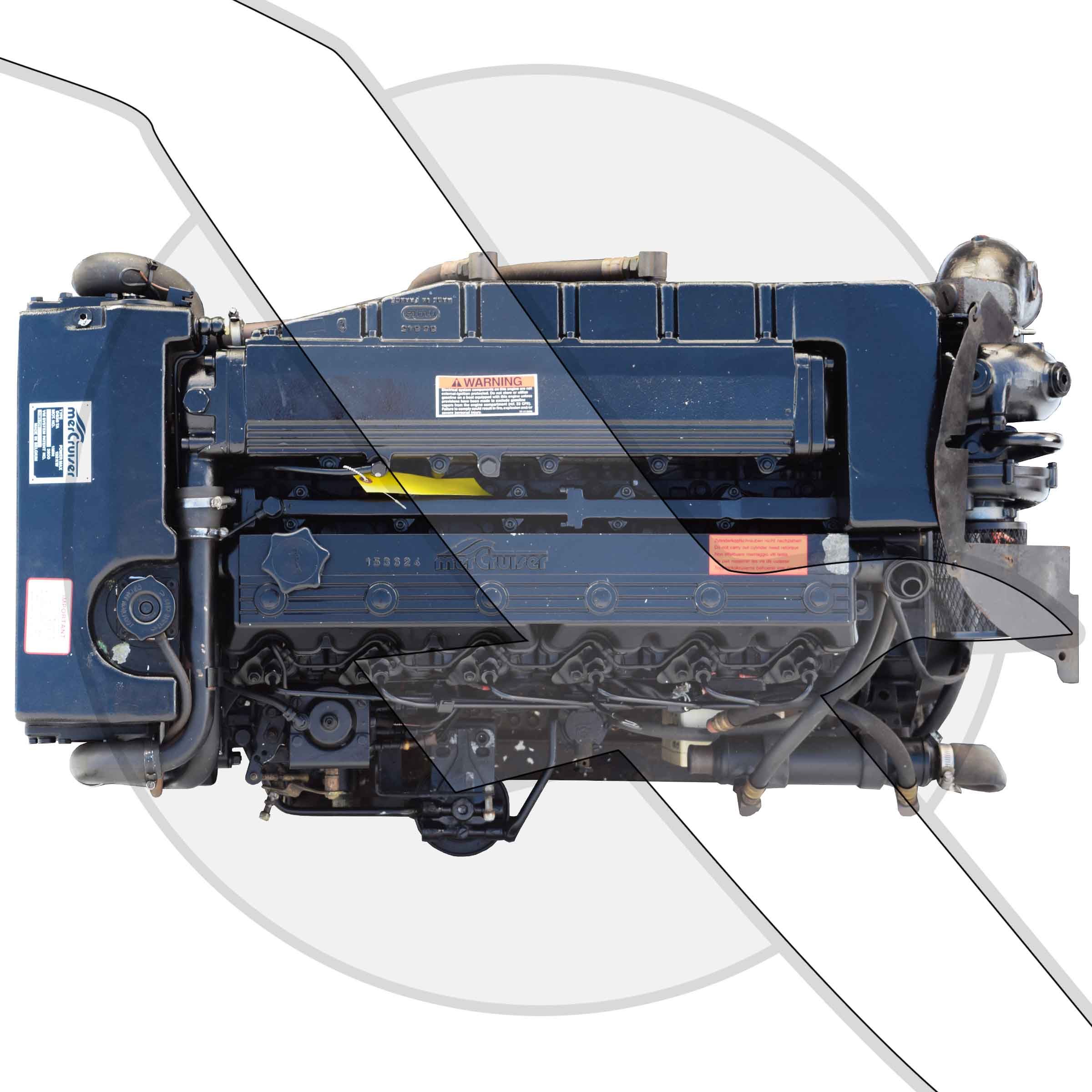 Pre-Owned Mercruiser 3.6L 219ci Diesel Engine 180HP - VM D636TA